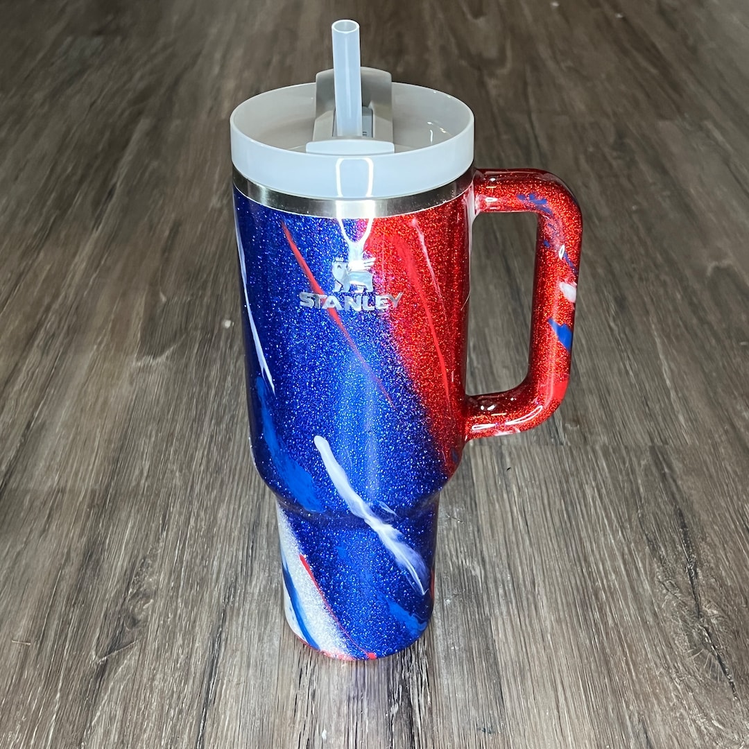 Red, White, and Blue Milky-way Stanley Tumbler (MADE TO ORDER) - Etsy