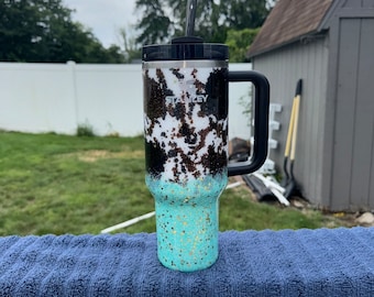 Custom Cow Print Stanley Tumbler - Etsy
