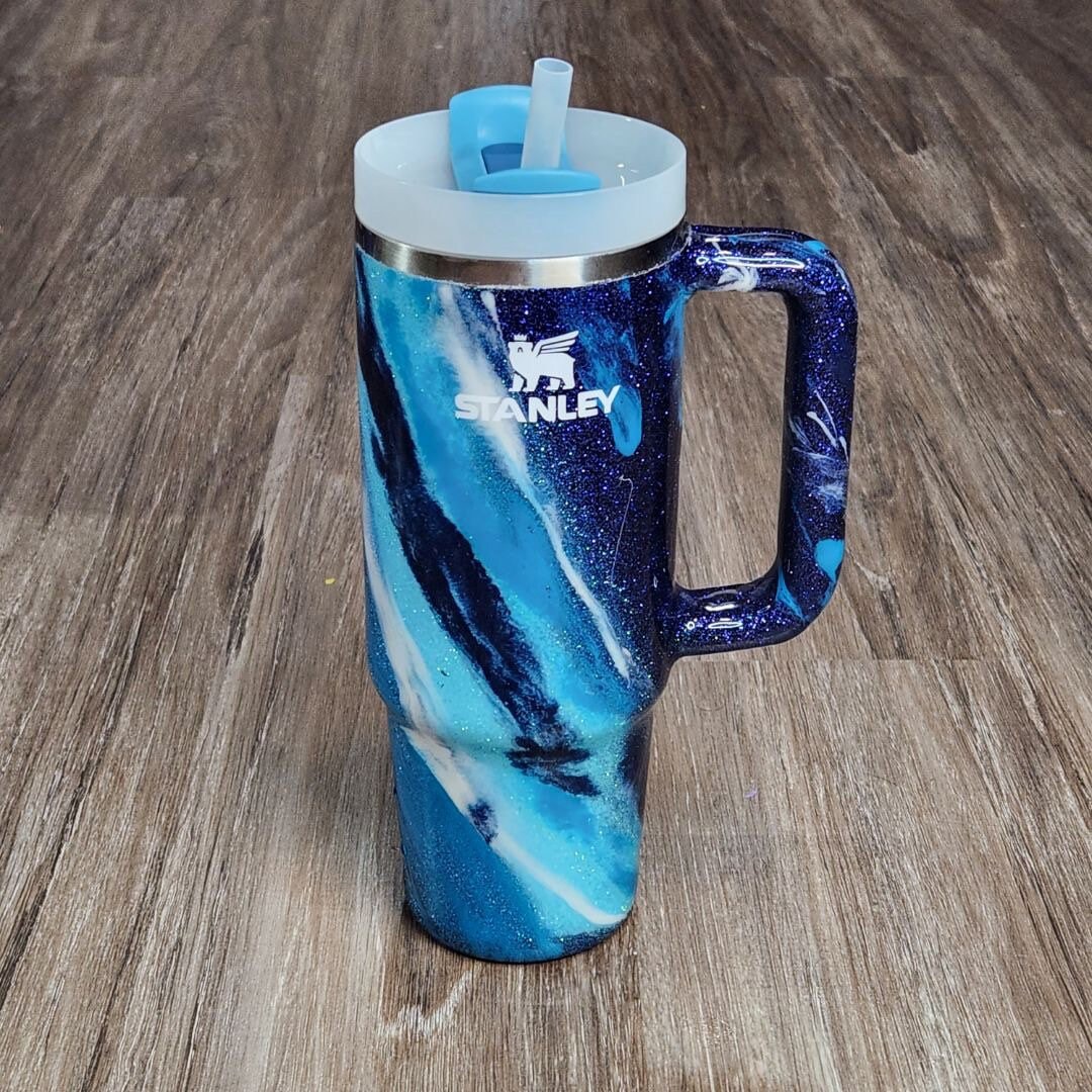Dark Blues Stanley Milkyway Tumbler (MADE TO ORDER) - Etsy