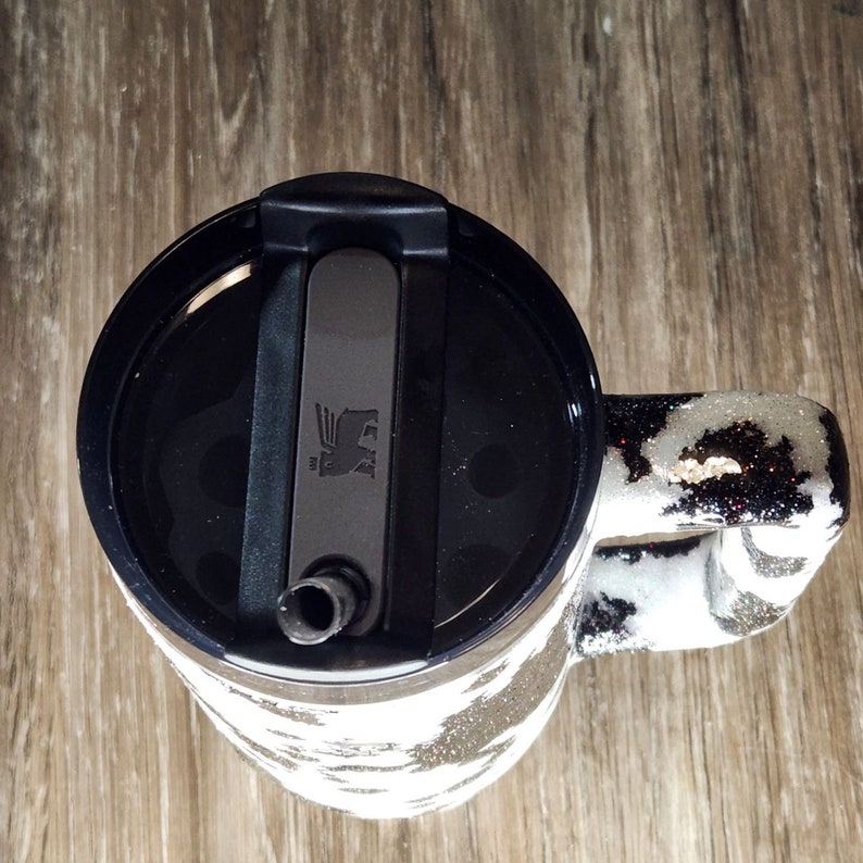 Black Cow Print Stanley Tumbler Made To Order Etsy