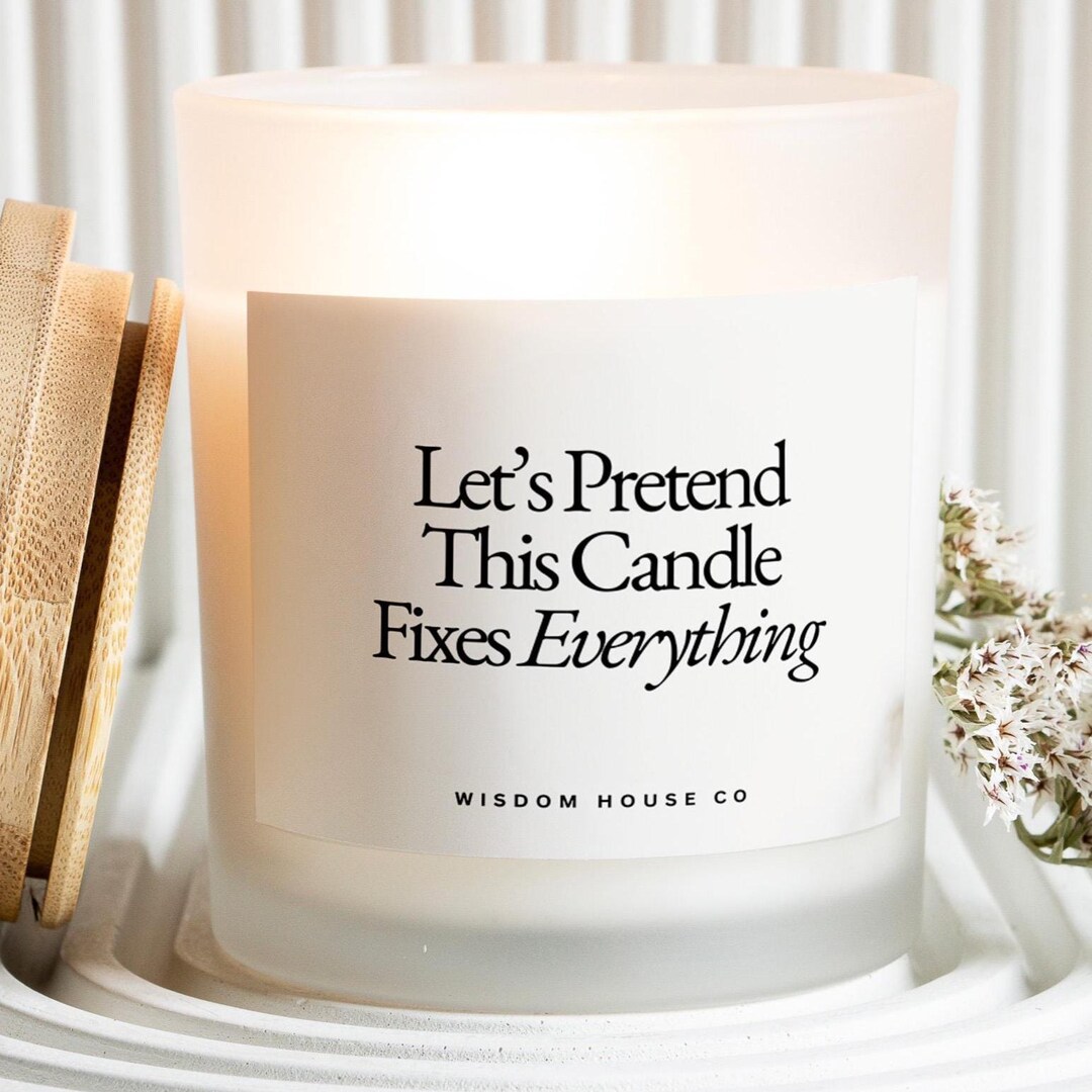 Self Care Gift, Funny Relaxation Candle, Stress Relief Present for ...