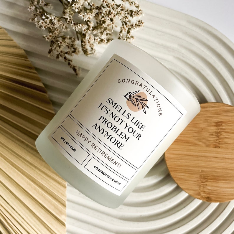 Retirement Gift Smells Like It's Not My Problem Funny - Etsy