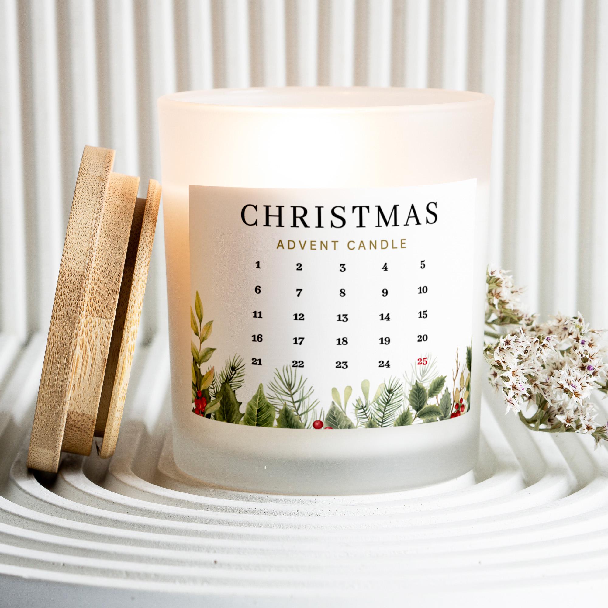 Advent Candle, Candle Advent Calendar, Christmas Countdown Calendar ...
