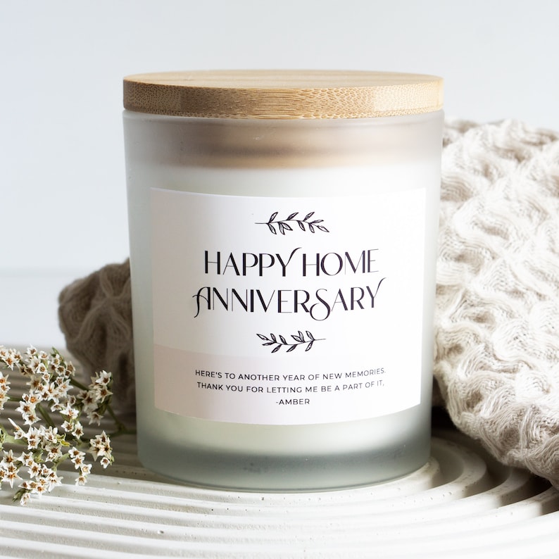 Happy Home Anniversary Realtor Gift Housewarming Gift New - Etsy