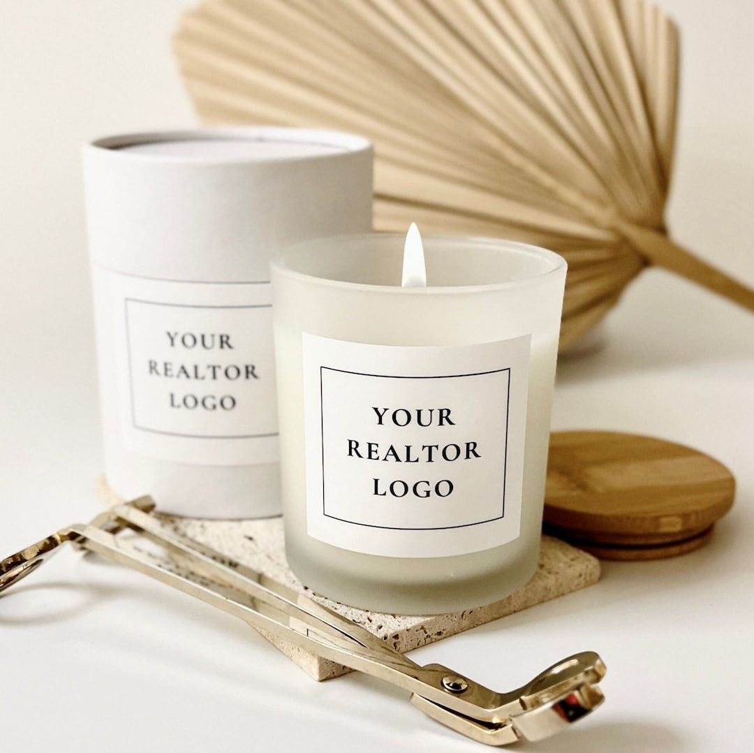 Realtor Closing Gift, Realtor Candles, Custom Blank Candles, New Home ...