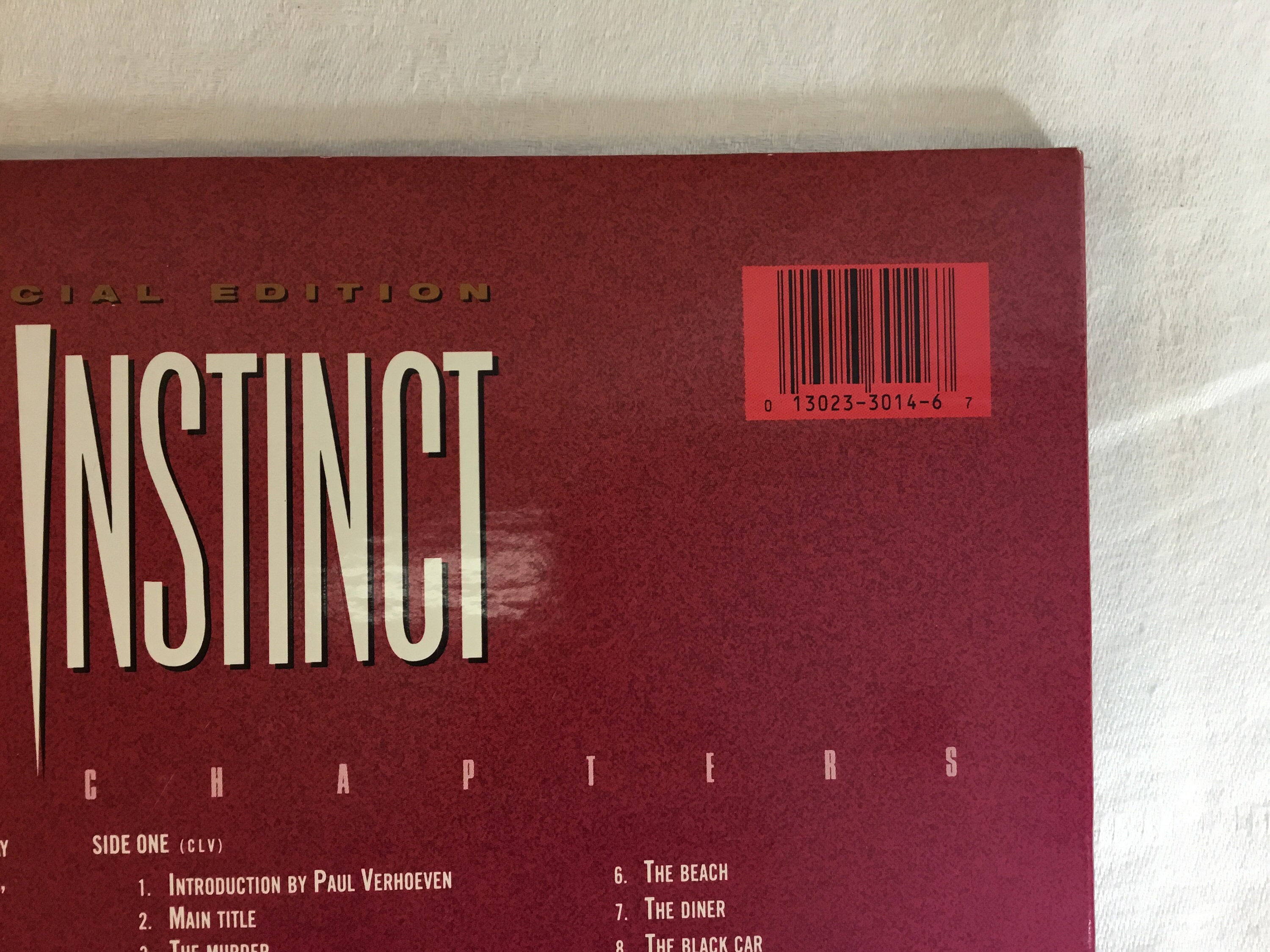 Vintage 1992 Basic Instinct Director's Cut Pioneer Widescreen Special ...