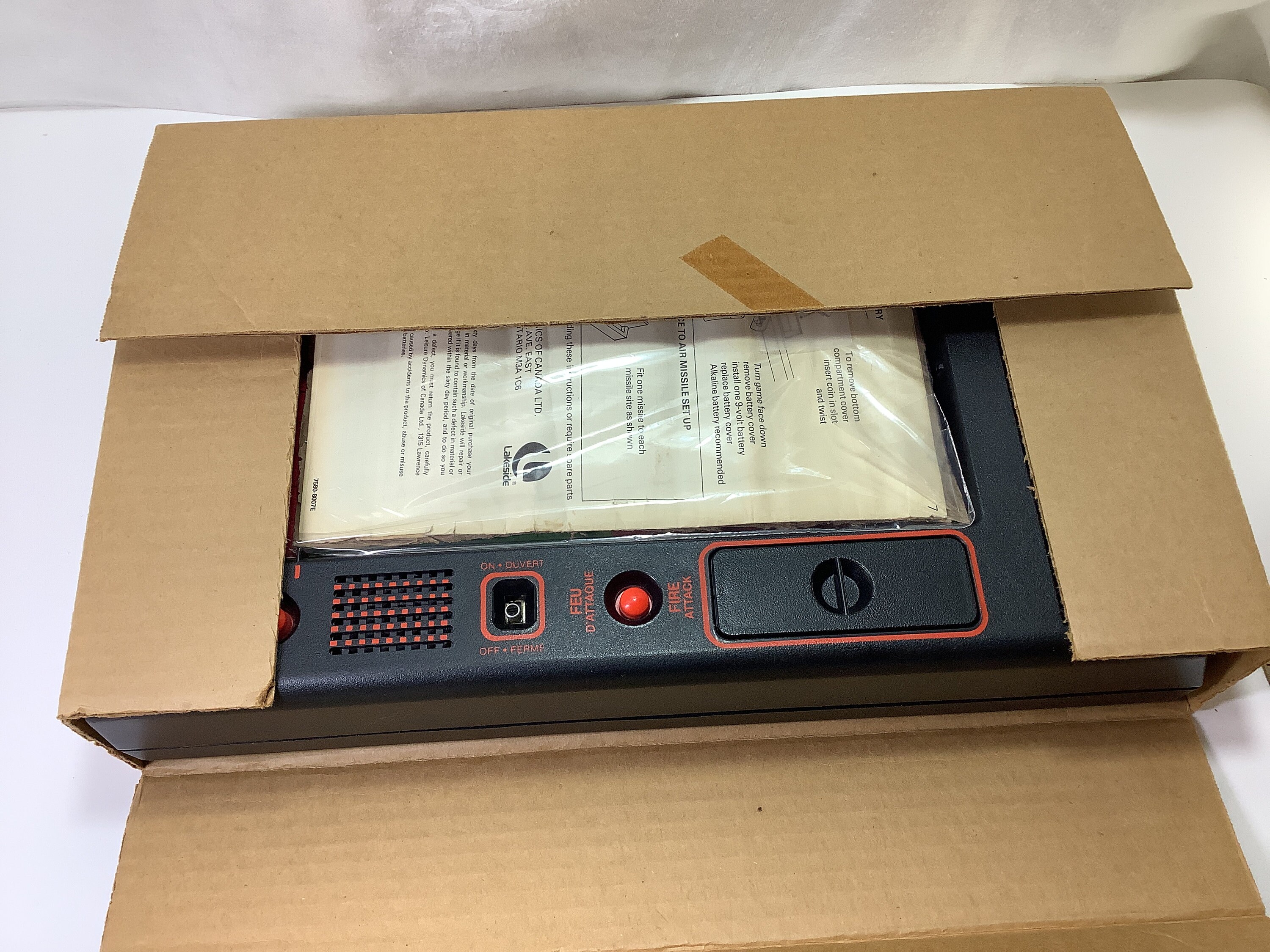 ELECTRONIC INTERCEPT Lakeside 1978 Vintage Electronic Battle Game ...