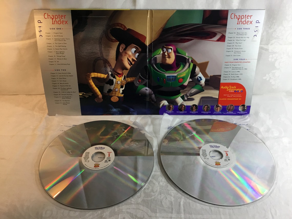 Disney's Pixar TOY STORY Deluxe CAV Letterbox Laserdisc | Etsy