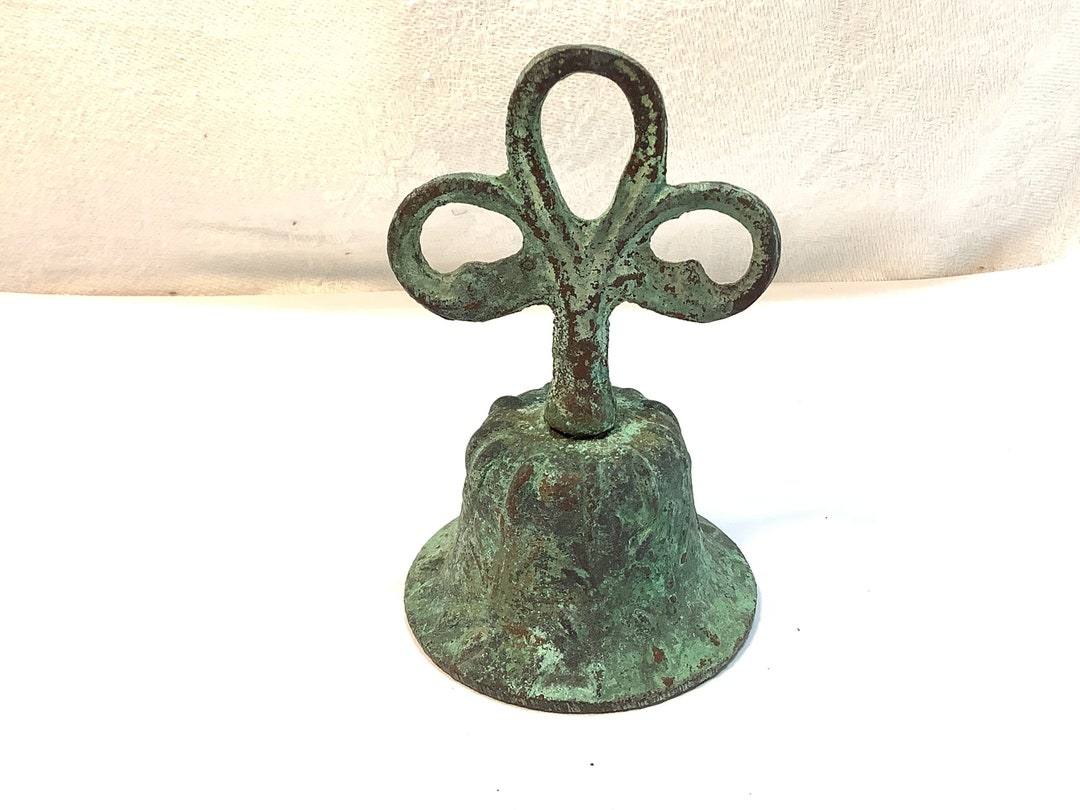 Antique Brass Spanish Colonial Mission Bell Green Patina - Etsy