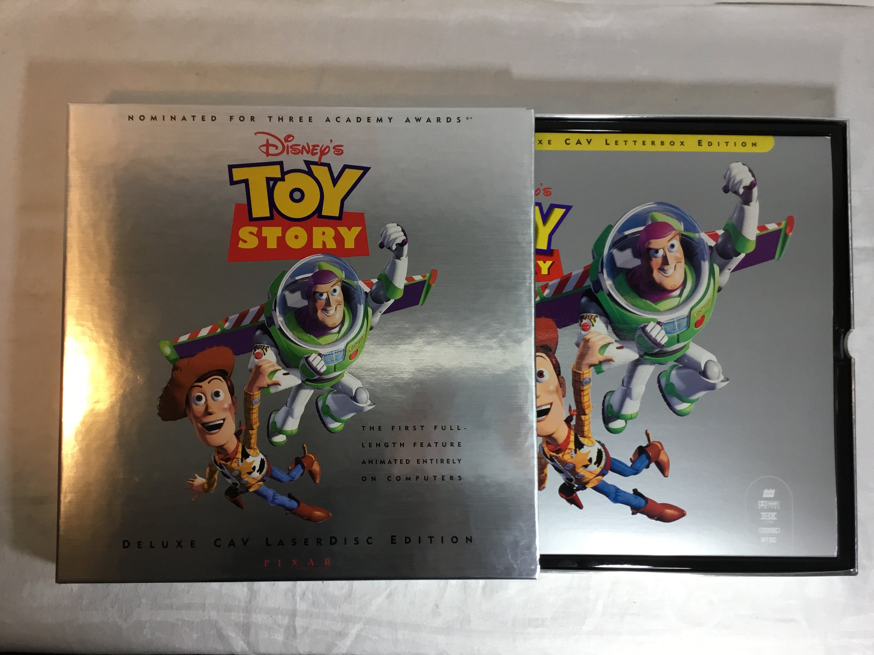 Disney's Pixar TOY STORY Deluxe CAV Letterbox Laserdisc Edition Box Set ...