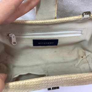 Vintage Witchery Woven Clutch Pouch Cross Hand Bag Straw Evening Clutch ...