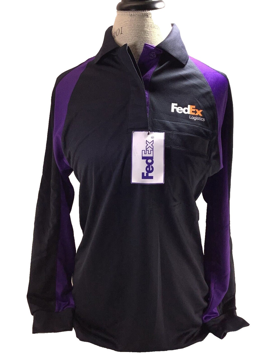 Fedex Long Sleeve Shirt RG-S Uniform Work Shirt Keep You Cool & Dry ...