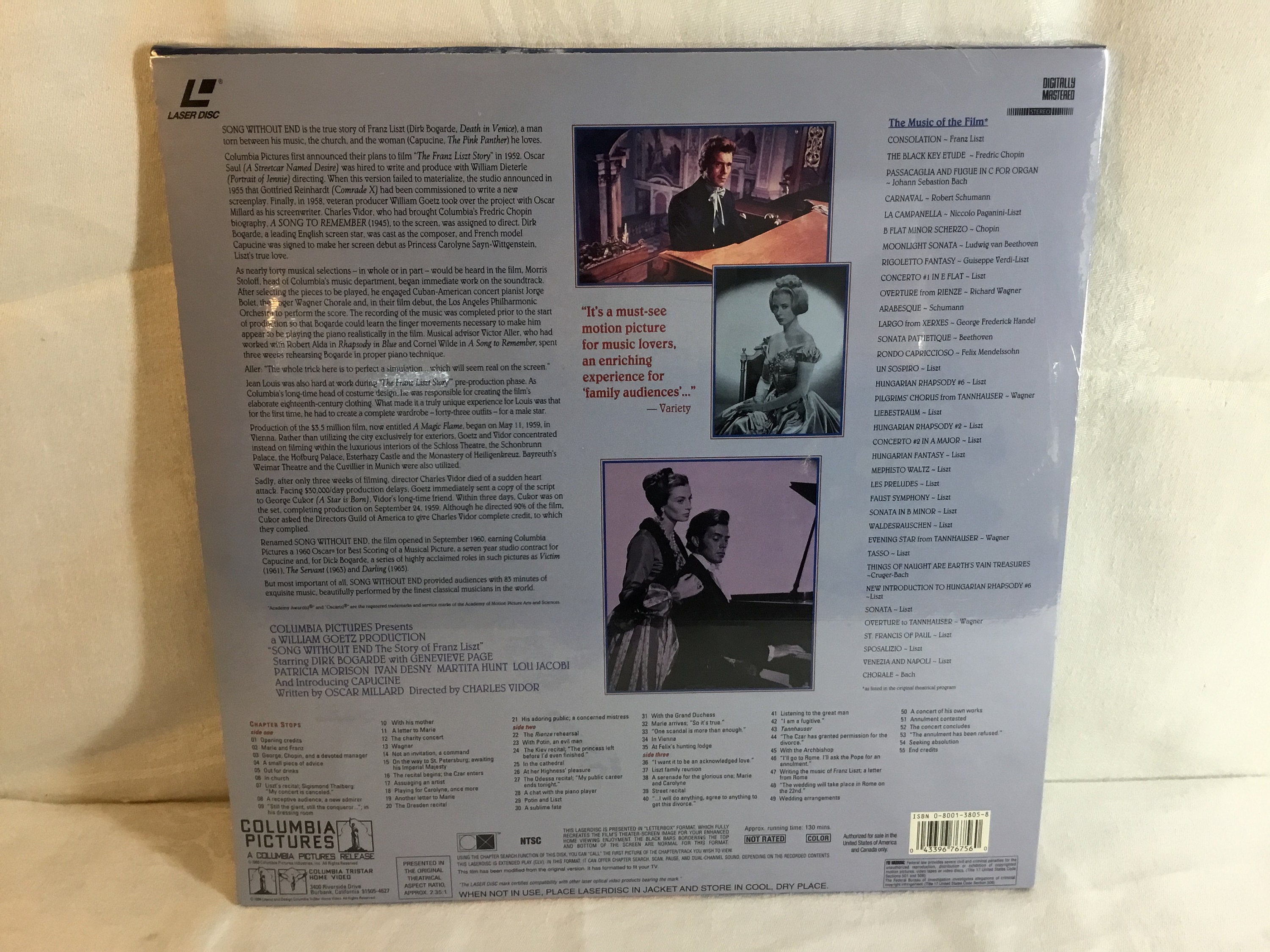 New Vintage 1994 Song Without End Deluxe Widescreen Presentation ...