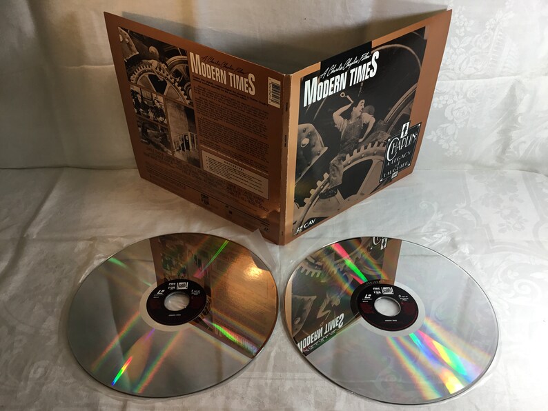 Vintage 1992 Modern Times CAV Laserdisc LD 2 Disc Set Cat | Etsy