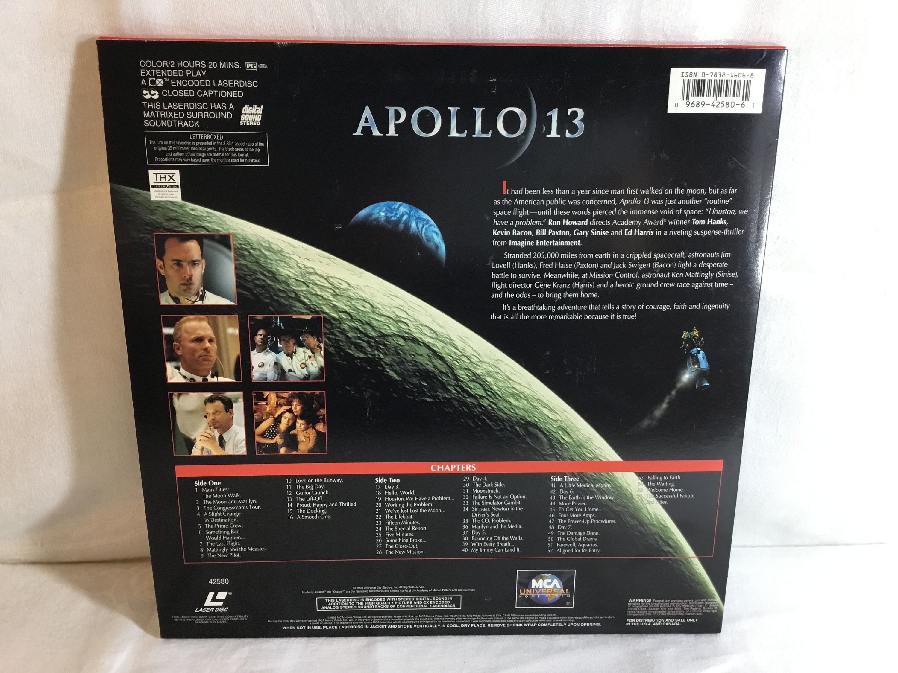 Vintage 1995 Apollo 13 Letterbox Edition THX Laserdisc LD 2 Disc Set ...