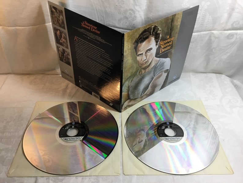 Vintage 'A Streetcar Named Desire' Classic Film Laserdisc Laser Disc ...