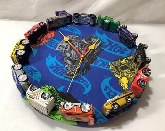 Hot Wheels Clock - Etsy New Zealand
