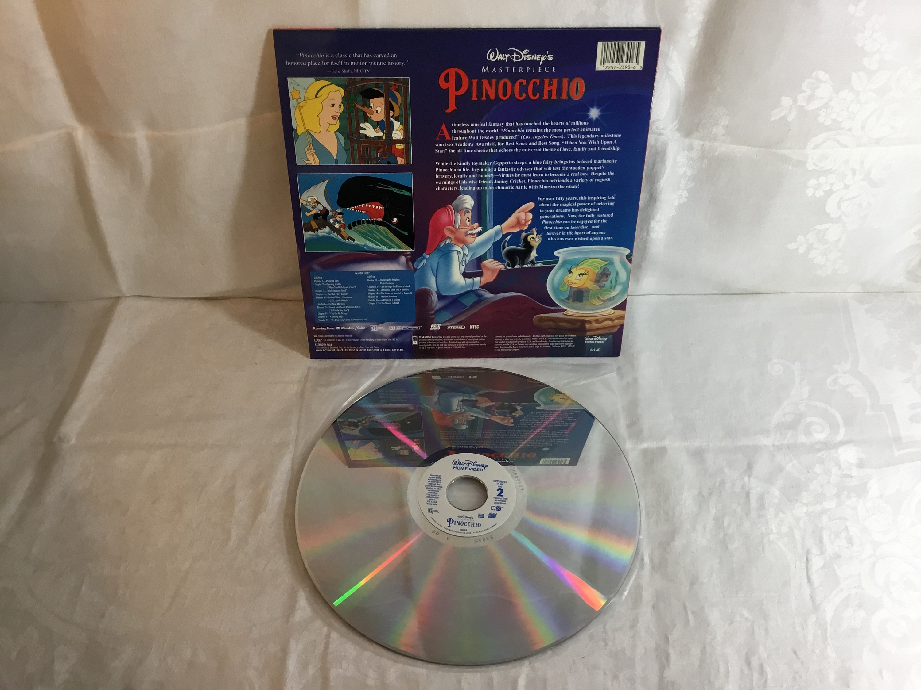 4 Walt Disney Animation Masterpiece Laserdiscs LD New Bambi - Etsy