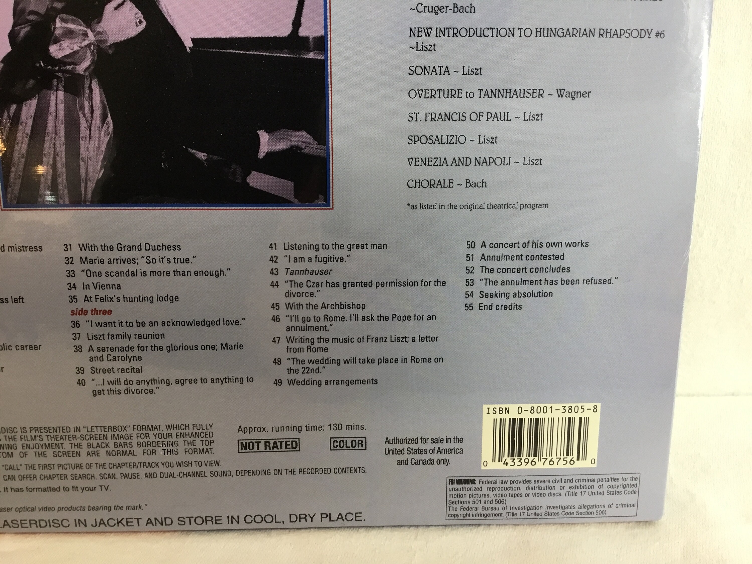 New Vintage 1994 Song Without End Deluxe Widescreen Presentation ...