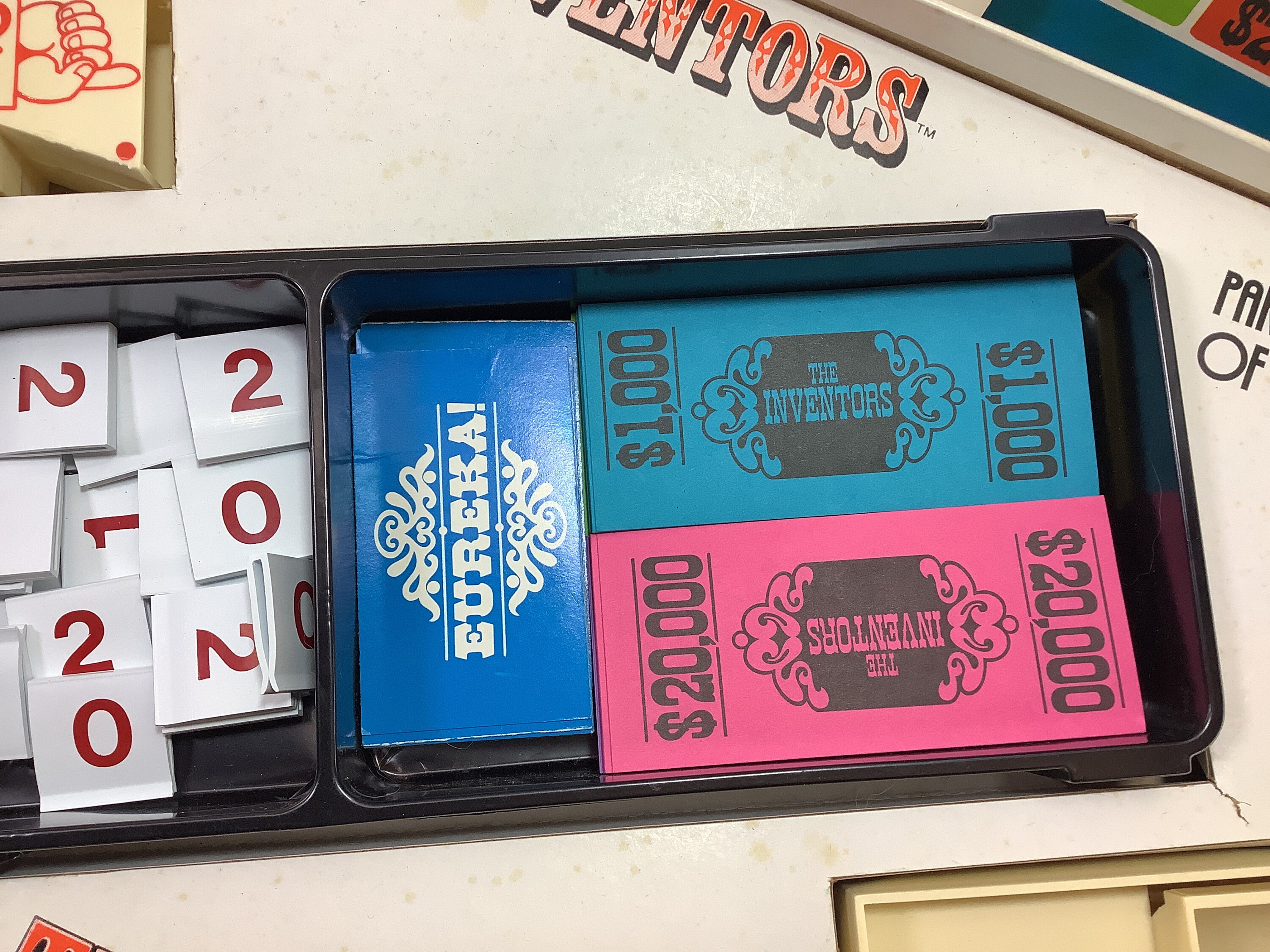 Vintage 1974 THE INVENTORS Board Game Parker Brothers English French ...