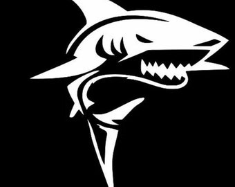Truck Window Shark Decals - Etsy