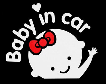 Baby Inside Sticker | Etsy