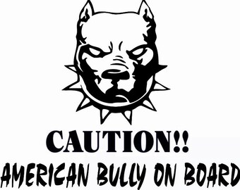 Bully Window Decal - Etsy