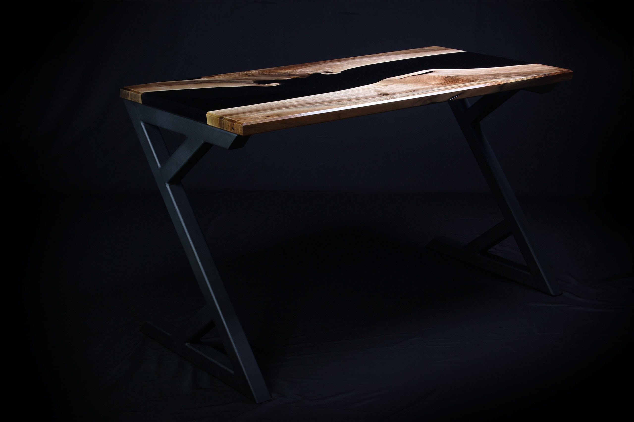 Live Edge Epoxy River Desk River Table Custom Made to - Etsy Canada