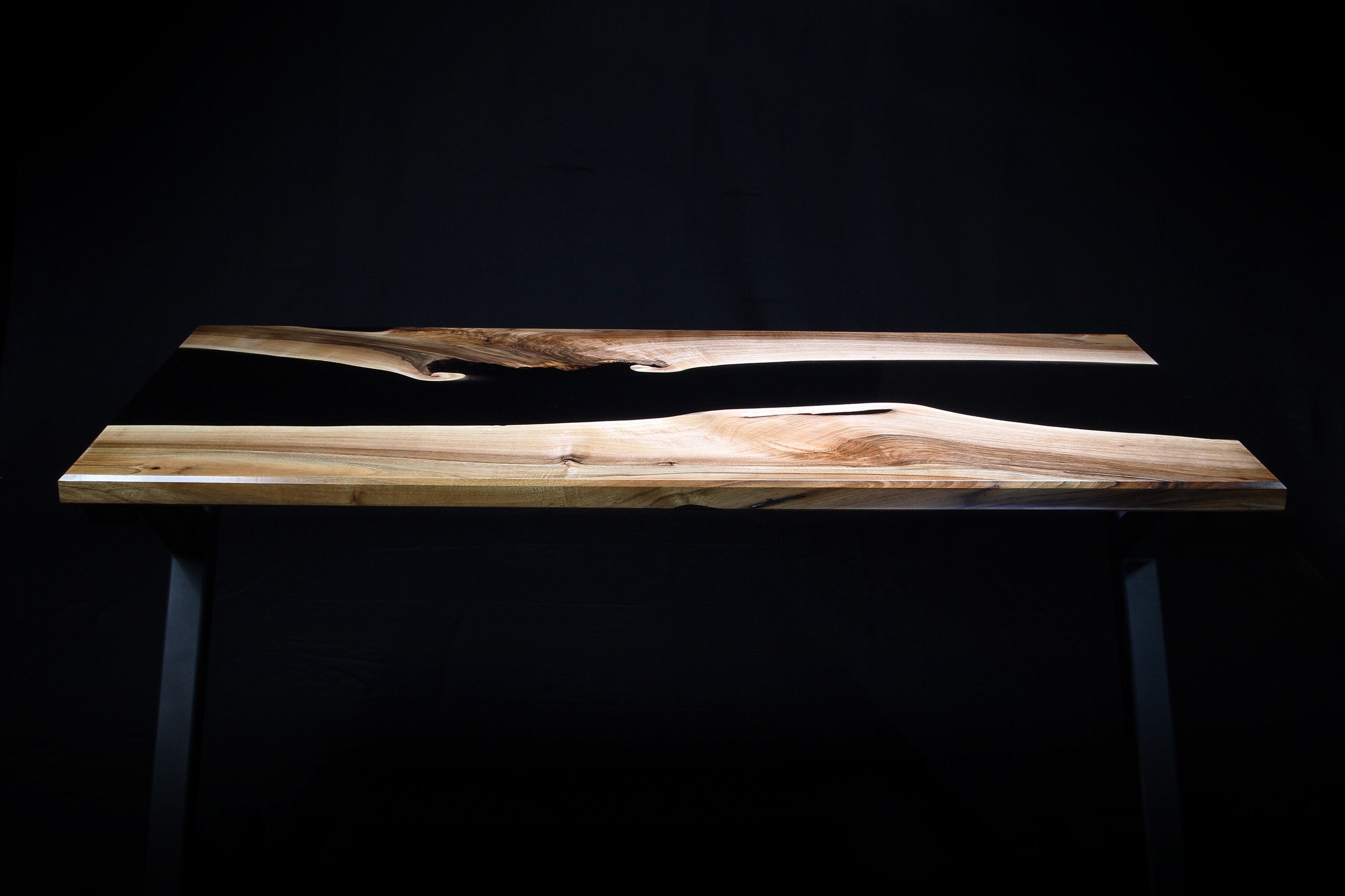 Live Edge Epoxy River Desk River Table Custom Made to - Etsy Canada