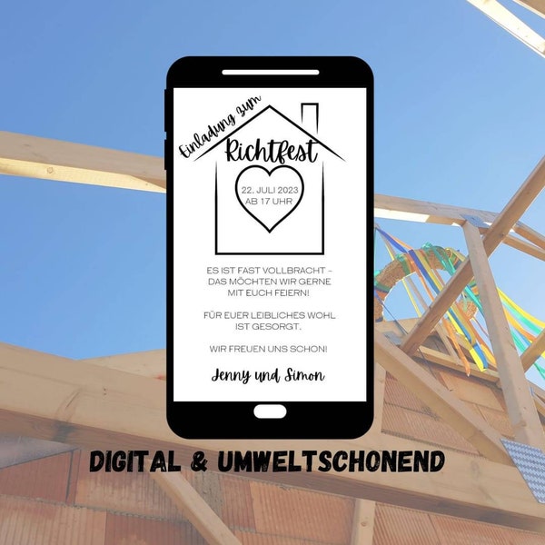 Topping Out Ceremony Template - Etsy