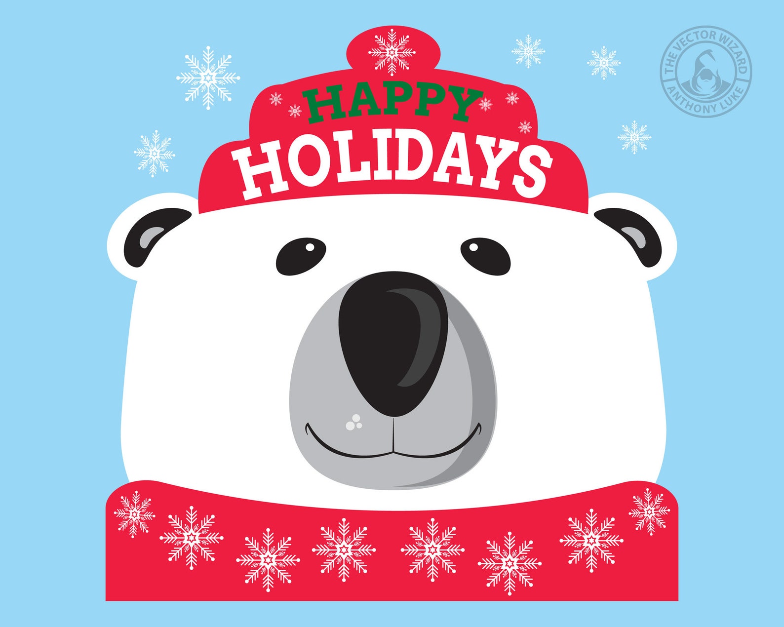 Holiday Polar Bear Png, Christmas Png, Holiday Png, Sublimation and ...