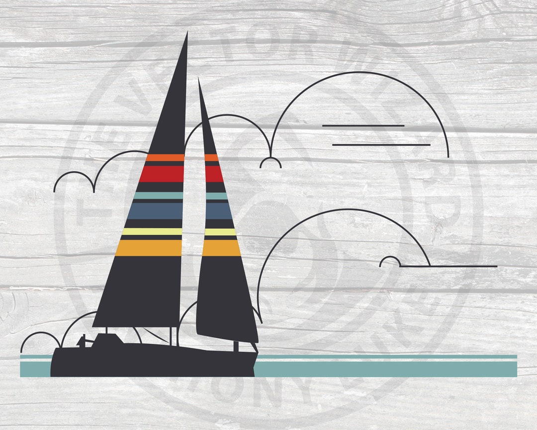 Sailboat Svg, Eps and Png Digital Download | Sailing Svg for Cricut and ...