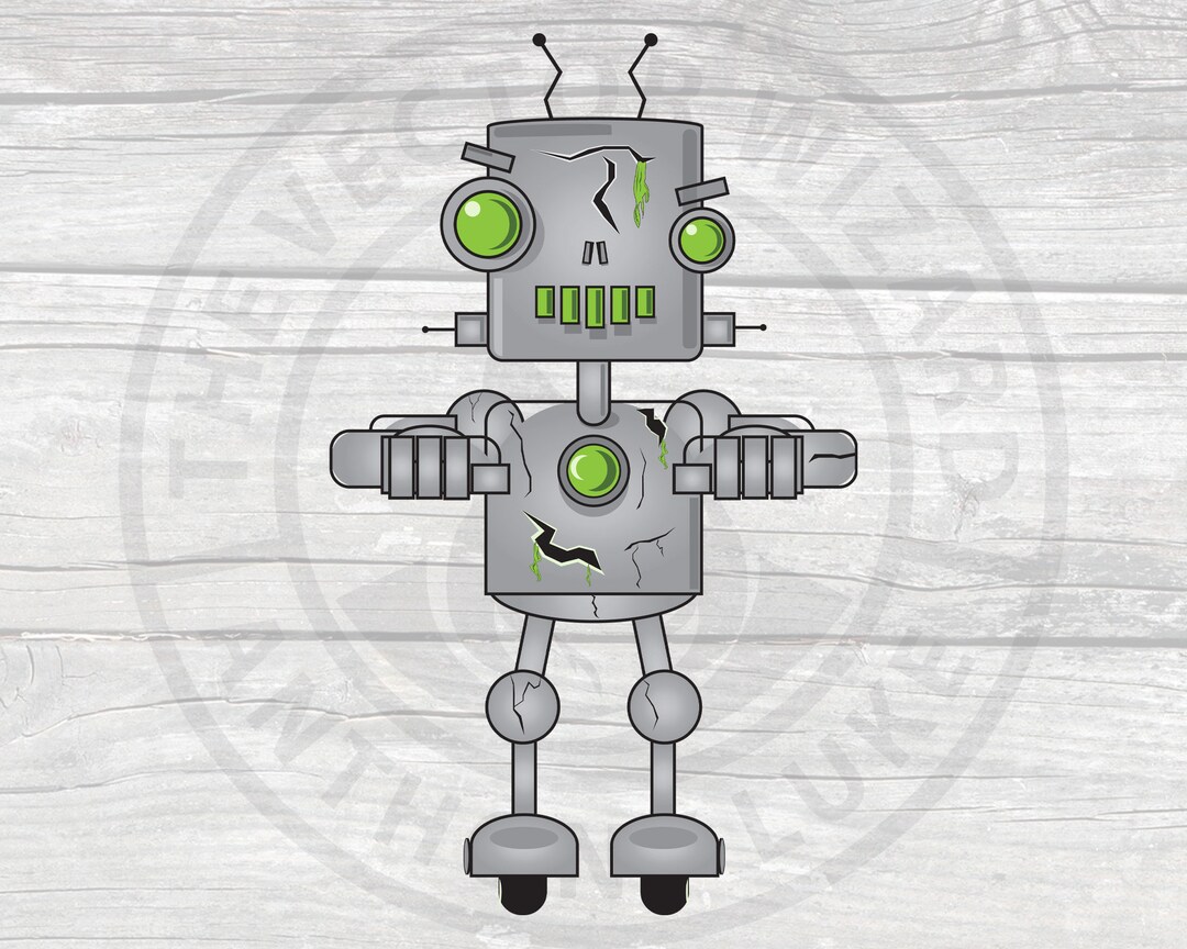 Zombie Robot Png for Sublimation, Direct to Garment, Stickers and More ...