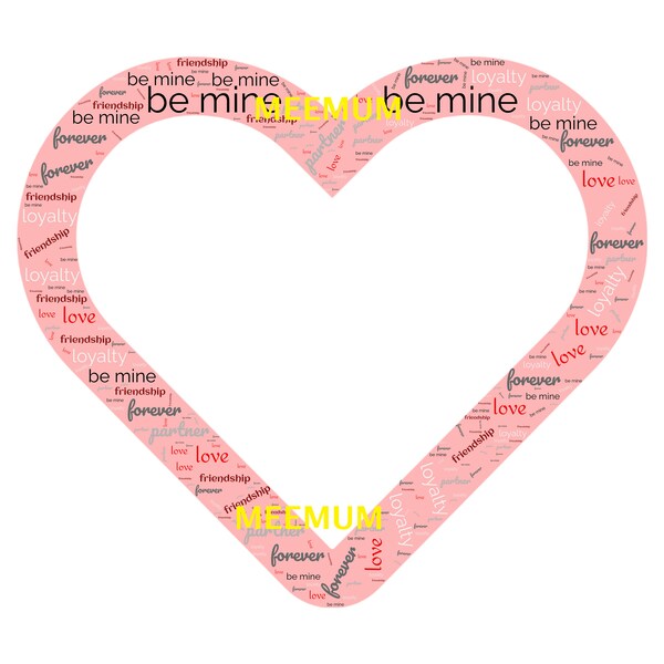 Hollow Heart Svg - Etsy