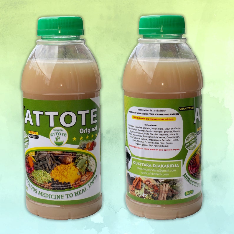 ATTOTE ORIGINAL 100% Organic Natural Herbal Drink / Made in - Etsy