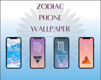 Zodiac Sign Wallpaper Phone - Etsy