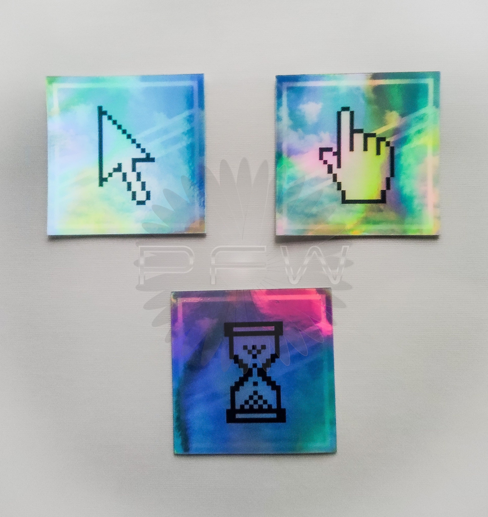 Windows 95/98 Computer Cursor Holographic Stickers - Etsy