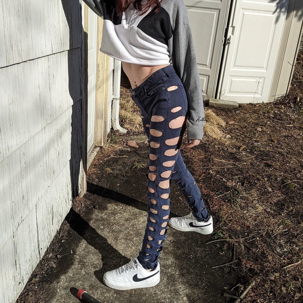 Holey Jeans - Etsy