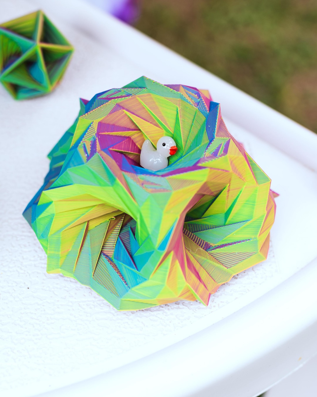 Fractal Rose Spinner | Color Changing | Fidget Spinner Toy | 3D Printed ...