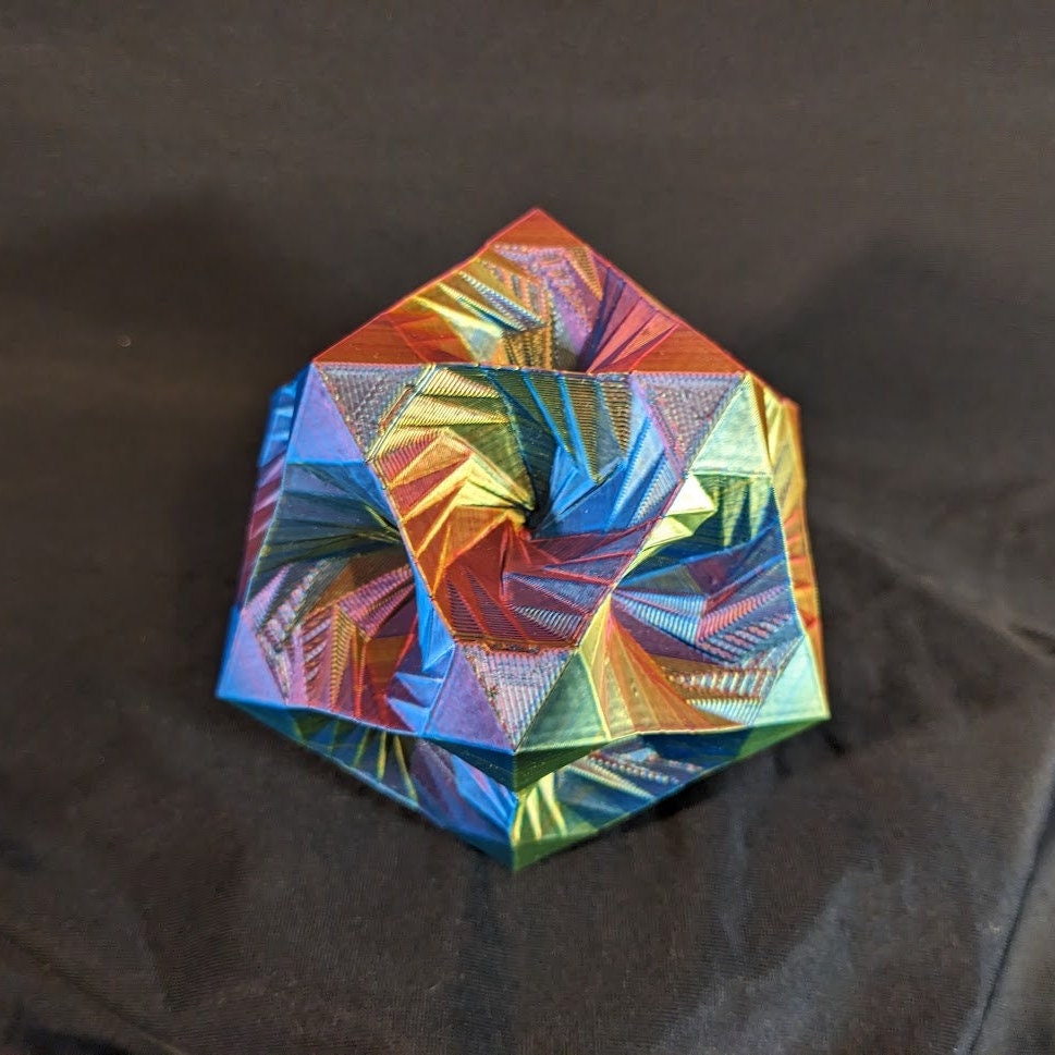 3D Printed Warped Icosahedron Series - Organic, Inorganic, and Hybrid ...