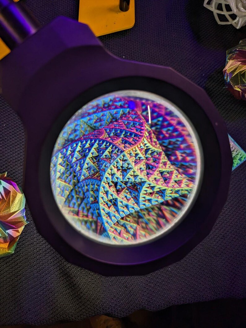 Color Changing Warped Sierpinski Pyramid Spinner | Fidget Toy | Fractal ...
