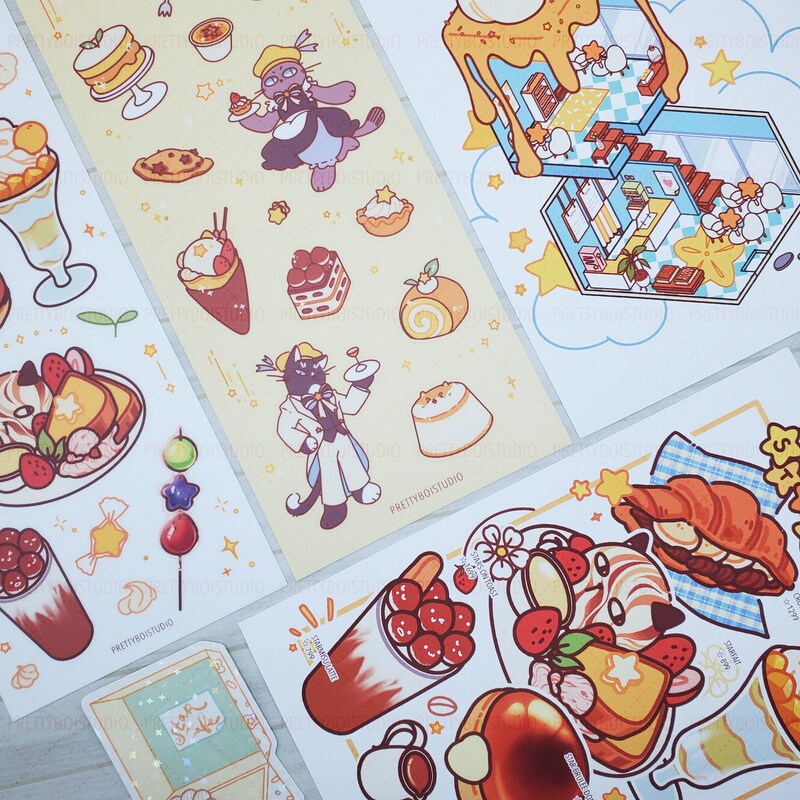 Isometric Sticker Set - Etsy