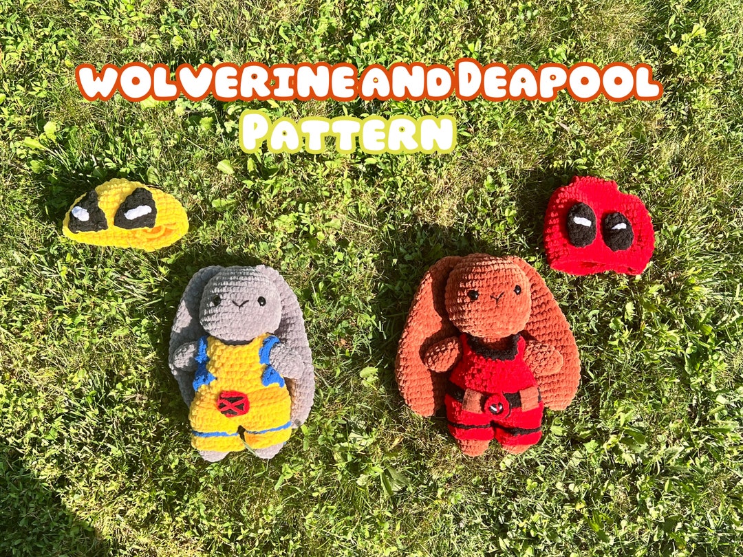 Wolverine and Deadpool Bunnies Pattern - Etsy