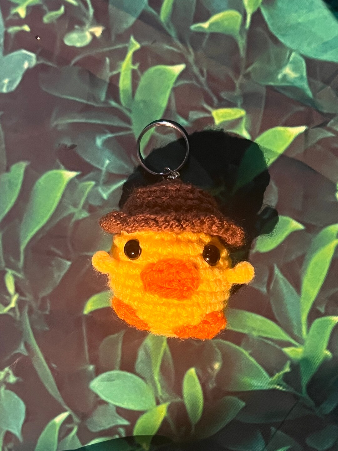 Cowboy Duckie Keychain - Etsy