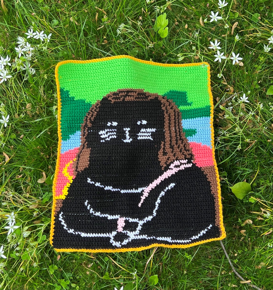 Cat Mona Lisa Pattern - Etsy