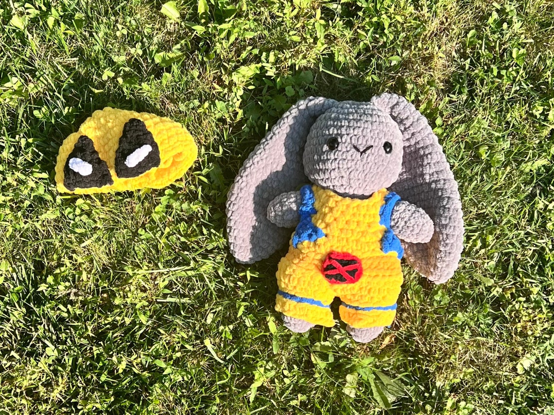 Wolverine and Deadpool Bunnies Pattern - Etsy