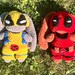 Wolverine and Deadpool Bunnies Pattern - Etsy