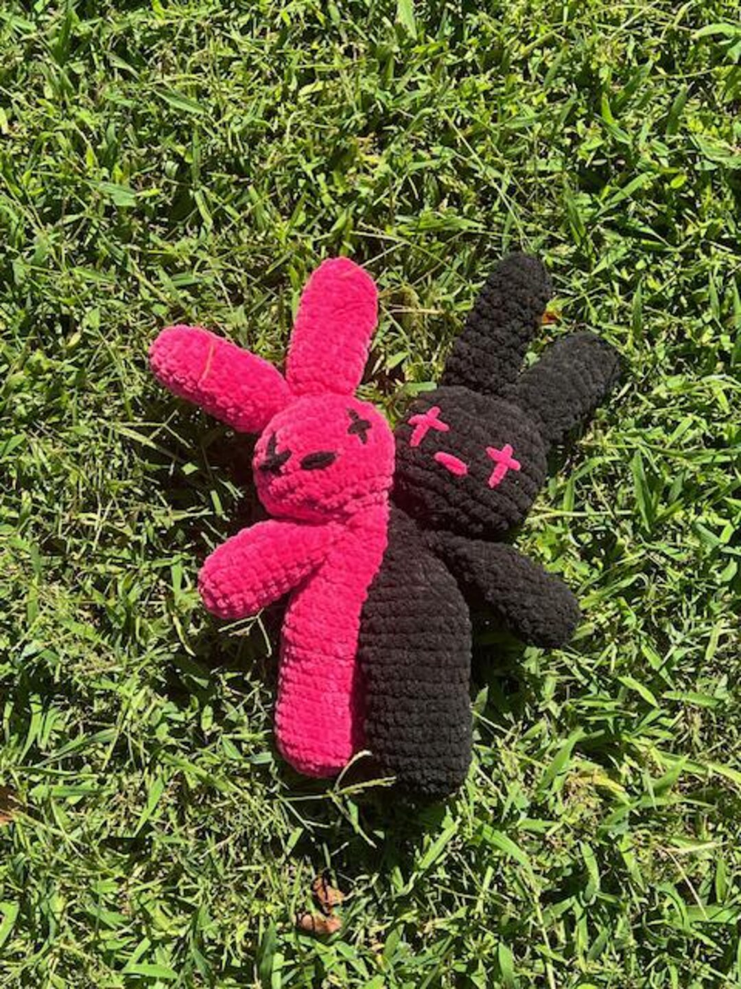 Crochet Two-headed Bunny Plush – Spooky Halloween Decor - Etsy