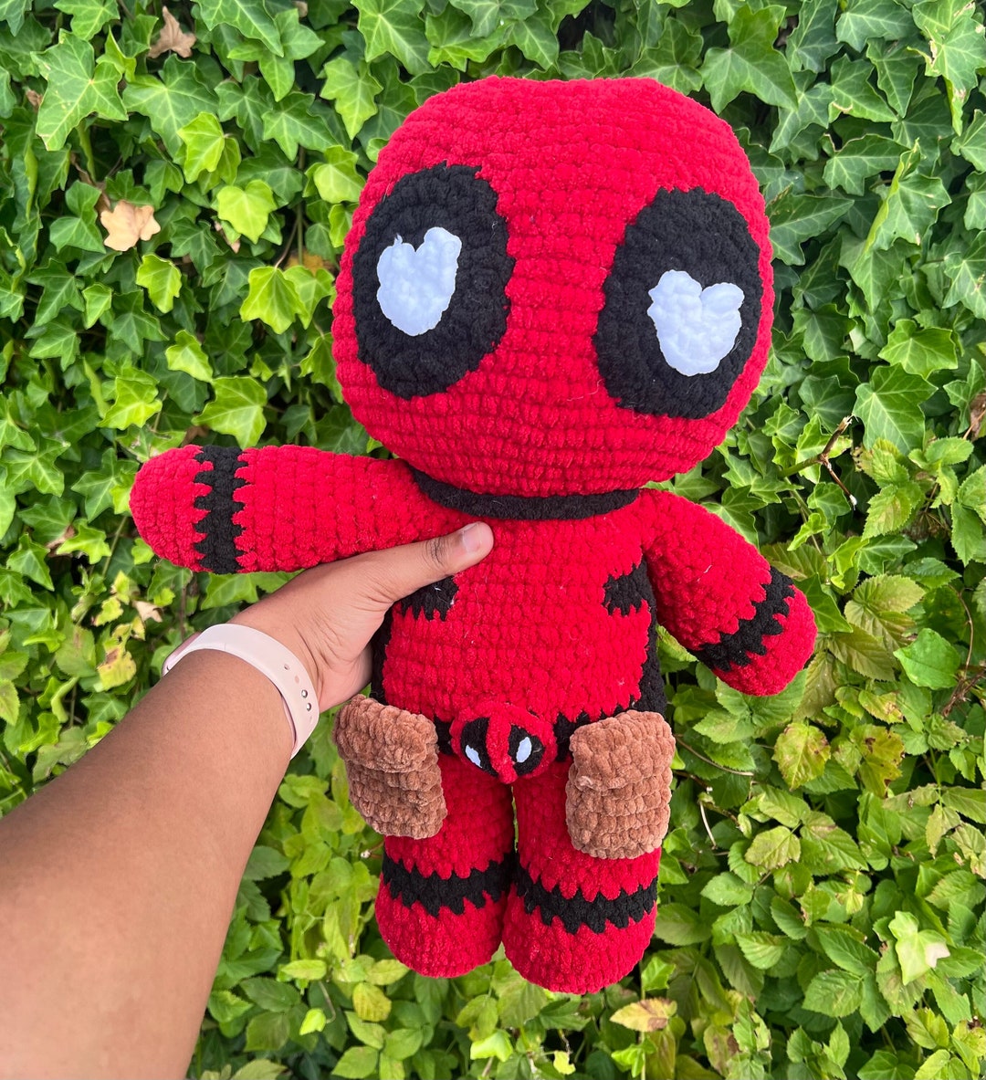 Dead Pool Handmade Crochet Plushie - Etsy