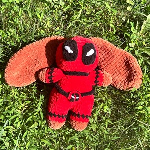 Deadpool Bunny Plushie - Etsy